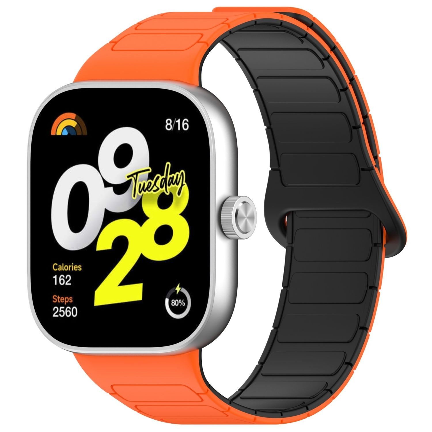 Wigento Smartwatch Armband Für Xiaomi Smart Band 9 Pro 8 Pro Design