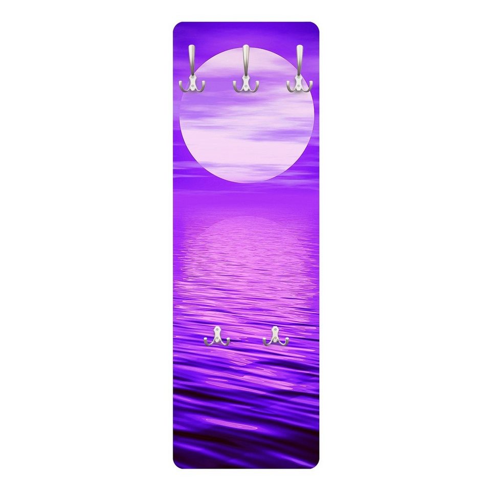 Bilderdepot24 Garderobenpaneel Design Strand Meer Full Moon