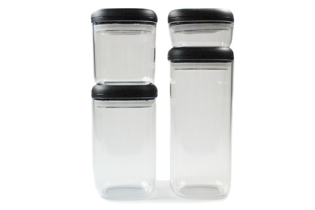 TUPPERWARE Servierschüssel Twist & Fresh 1,8L + 1,2L +720ml +180ml