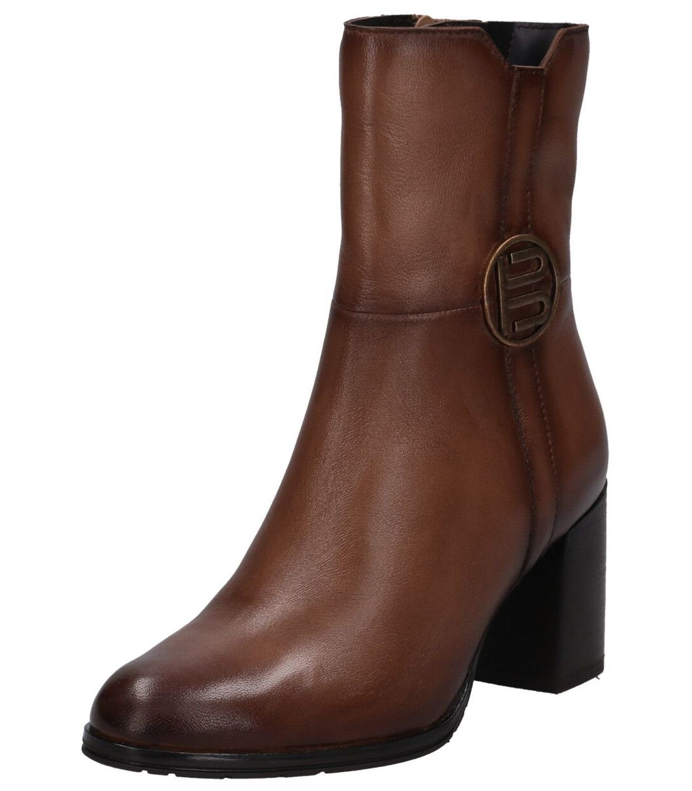 BAGATT Stiefelette Nappaleder Stiefelette, Absatzhöhe: 6,5 cm