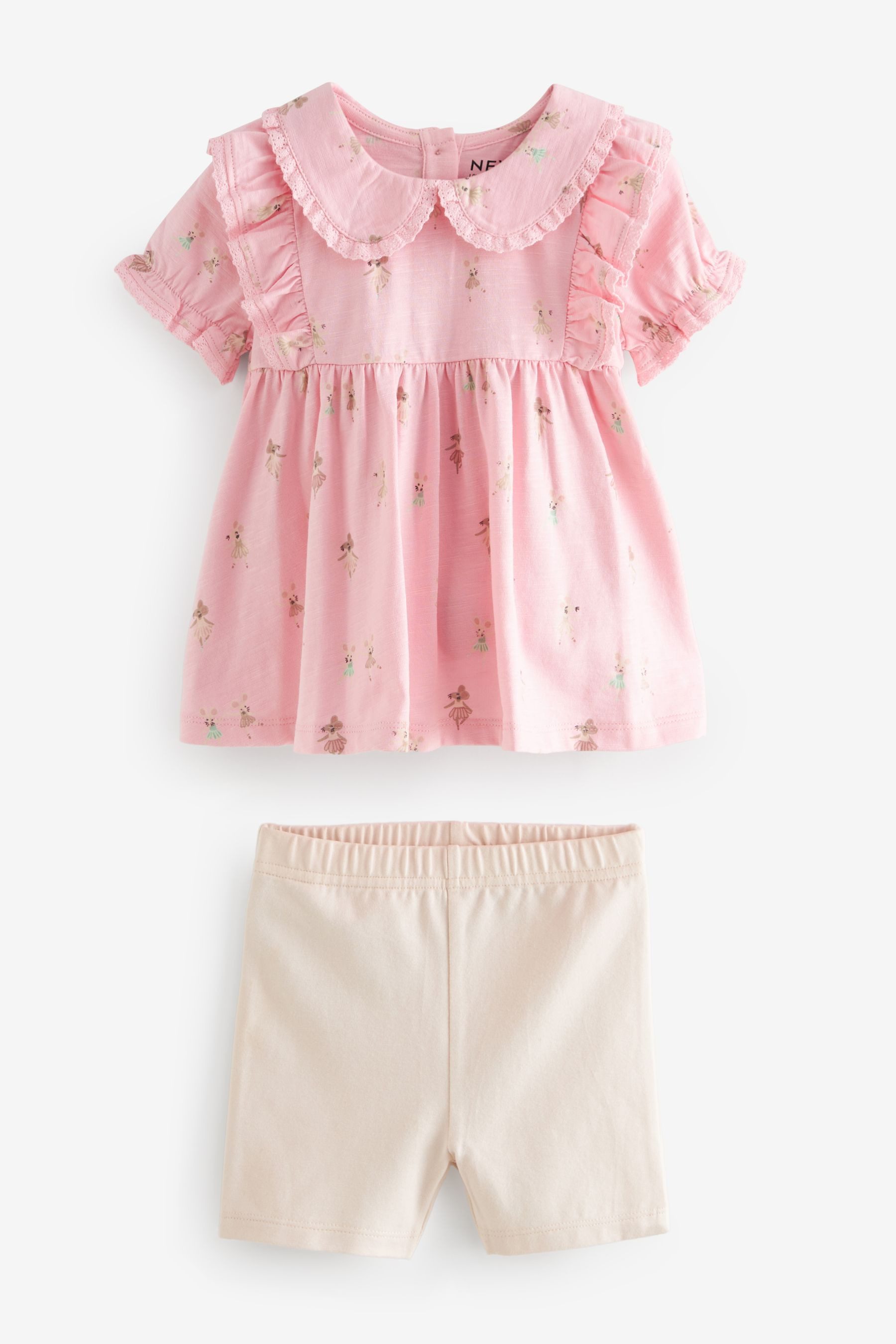 Next Bluse And Shorts Kurzarmbluse Und Radlershorts Im Set 2 Tlg