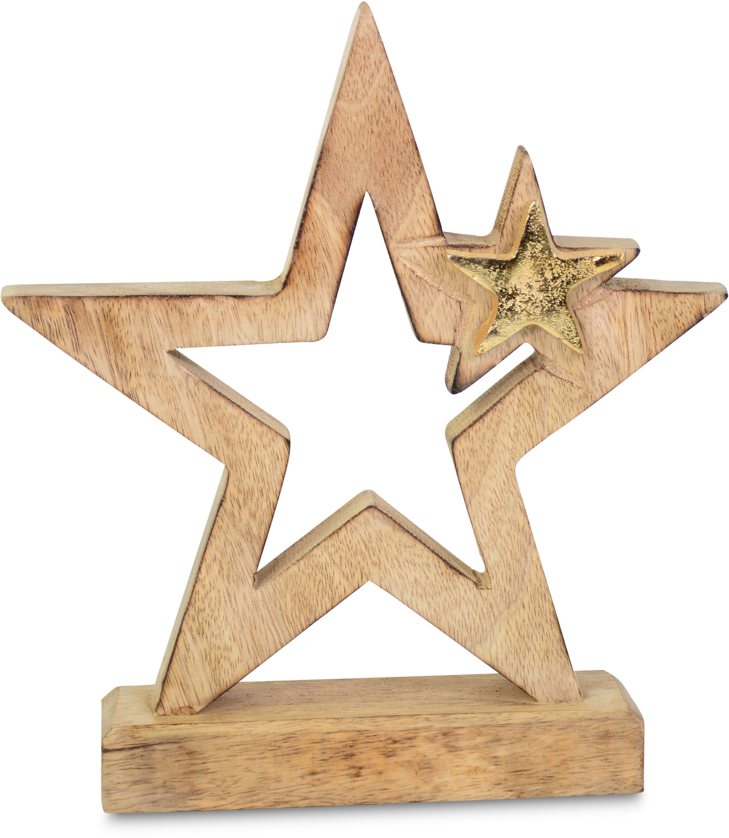 Riffelmacher And Weinberger Dekostern Weihnachtsstern Holzstern Mit