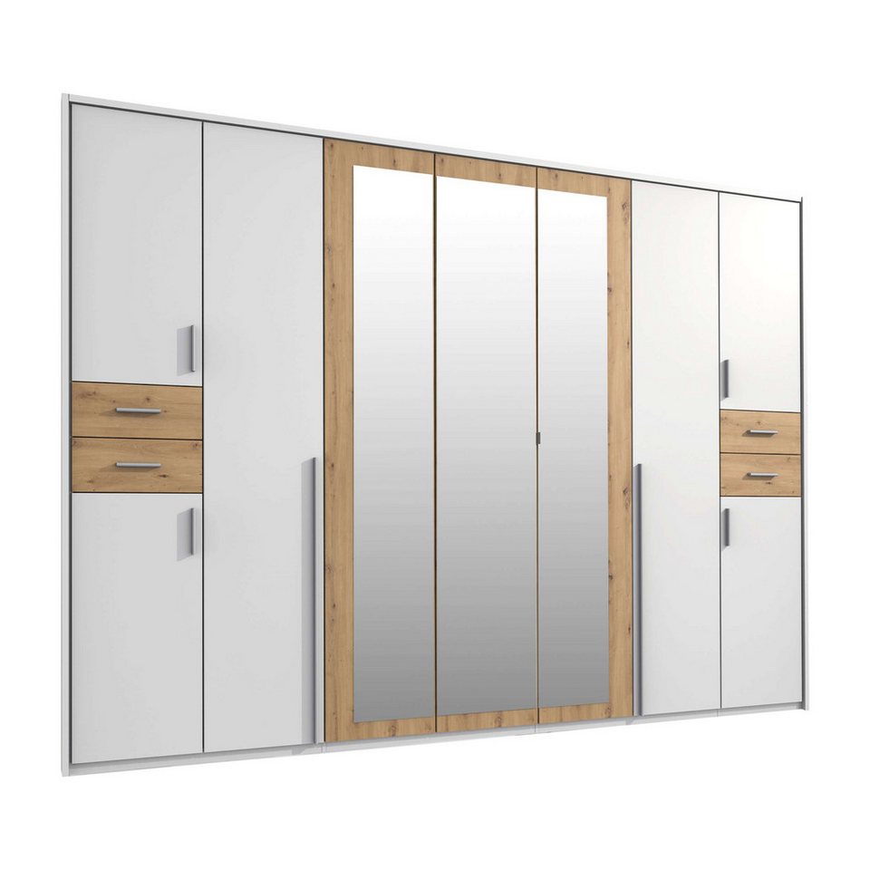 99rooms Drehtürenschrank Vagis Kleiderschrank Schrank Mit