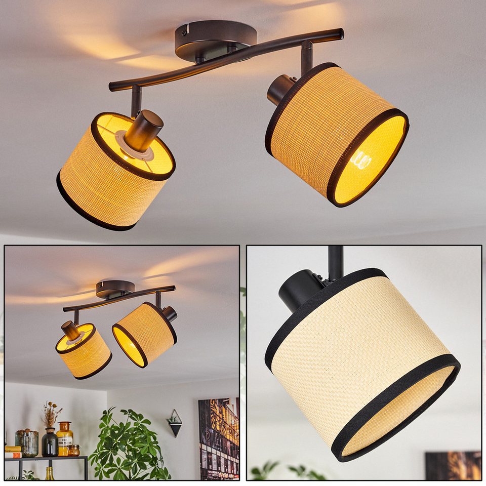 Hofstein Deckenleuchte Moderne Deckenlampe Aus Metallpapiergeflecht In