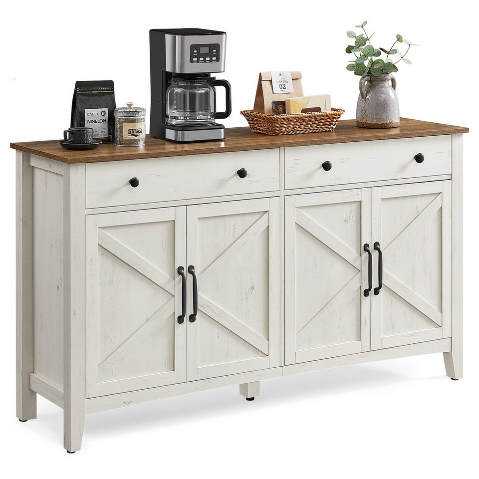 Vasagle Sideboard Küchenschrank Sideboard Mit Schubladen