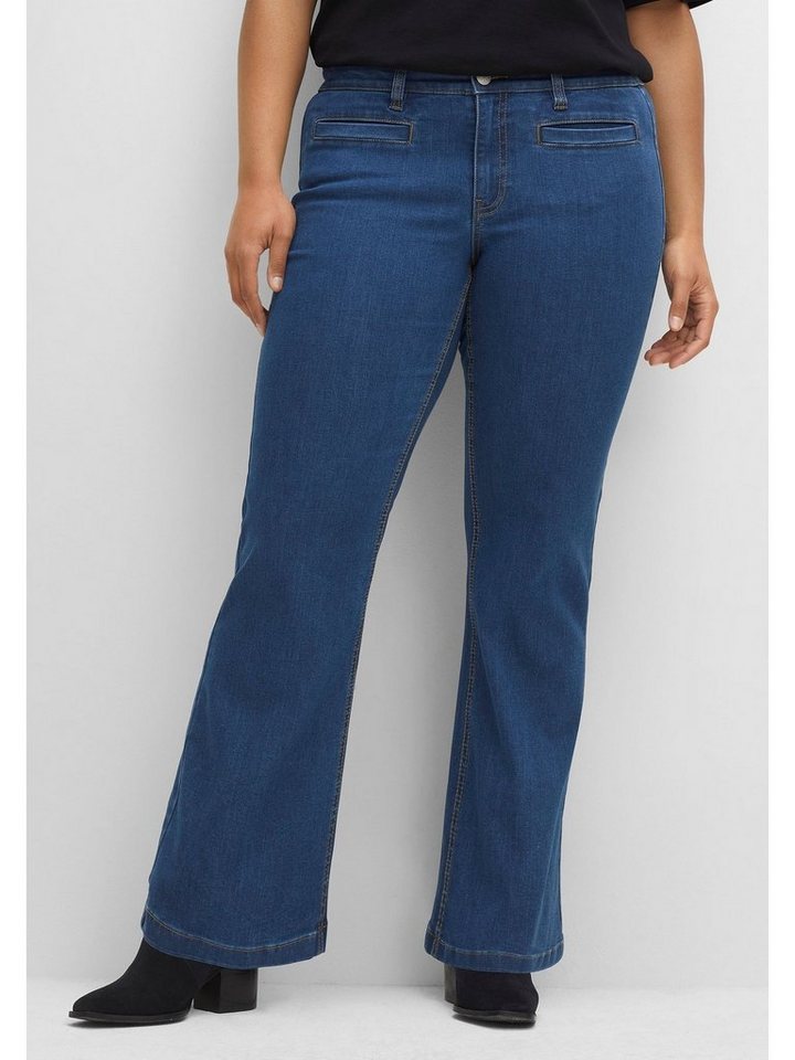 Sheego By Joe Browns Bootcut Jeans Große Größen In Elastischer