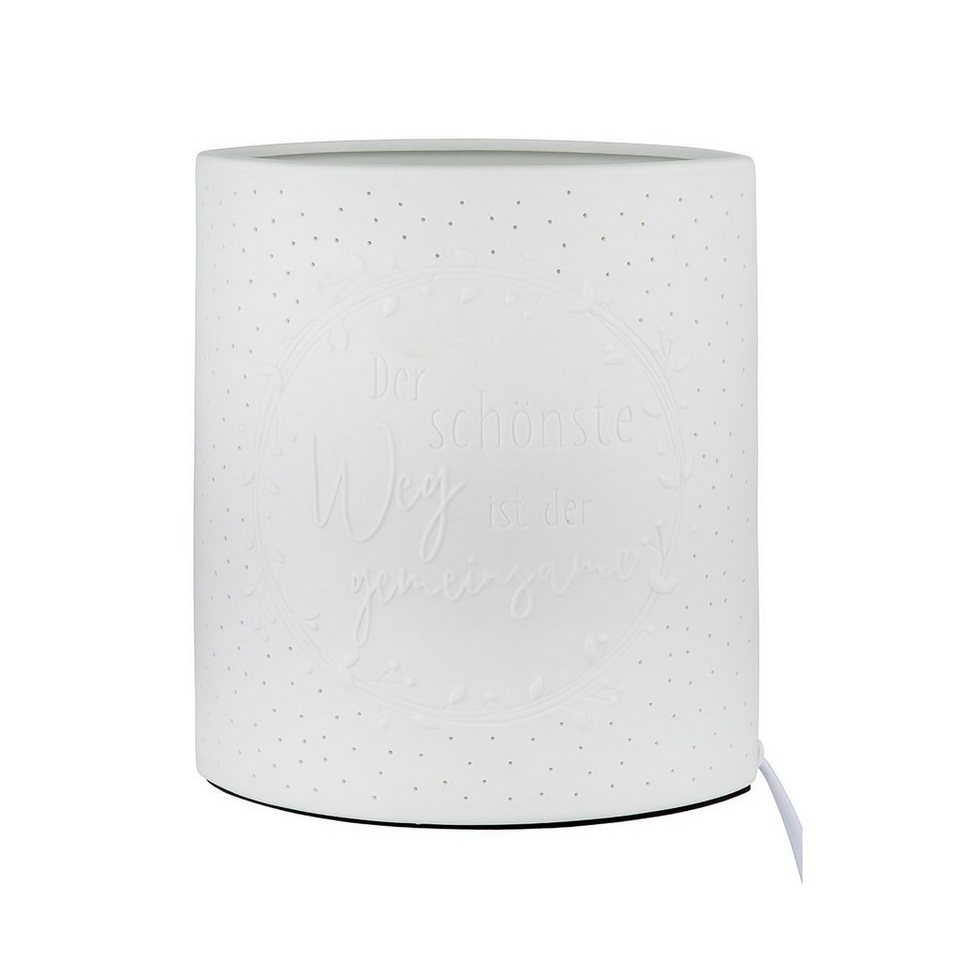 Gilde Tischleuchte Gilde Lampe Der Schönste Weg Weiß H 205cm X B