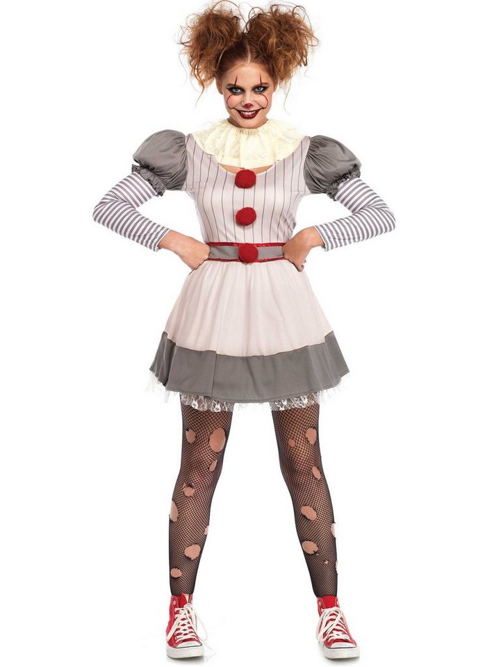 Leg Avenue Kostüm Clown Penny Penny Weiß Wie Man Leute Erschreckt