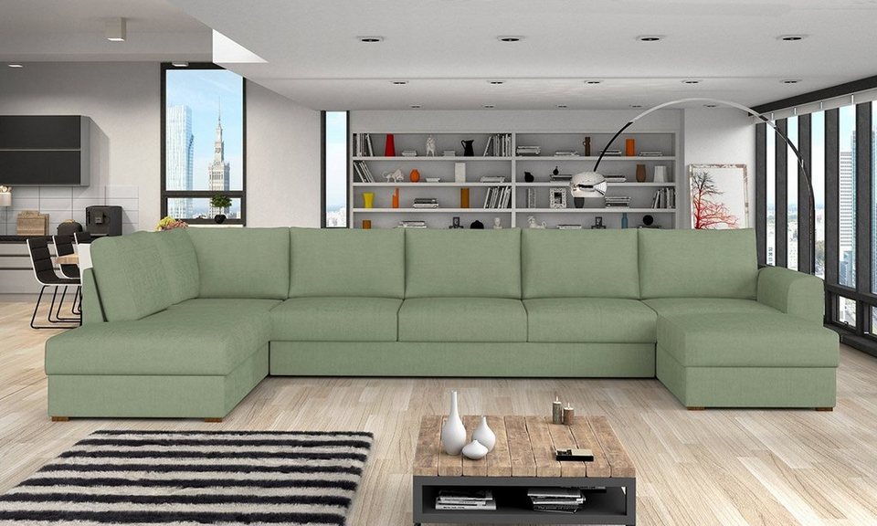Mirjan24 Wohnlandschaft Wilma Large Mit Zwei Bettkasten Und