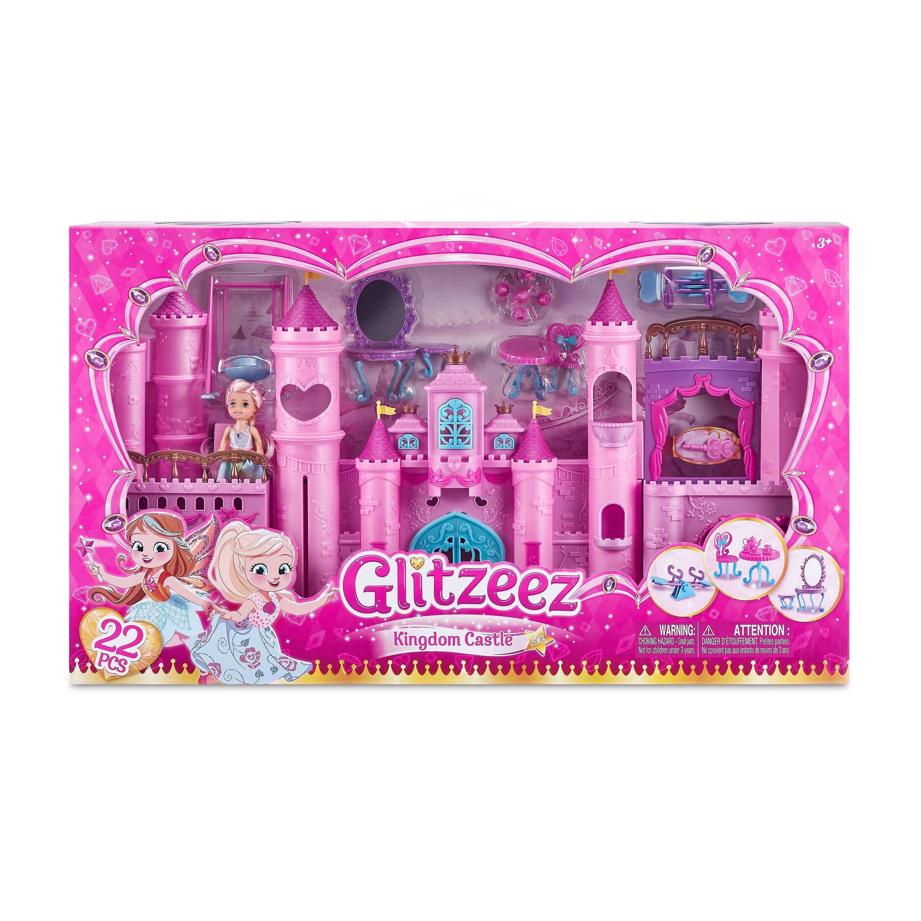 Spielzeug-Ritterset Glitzeez Schloss