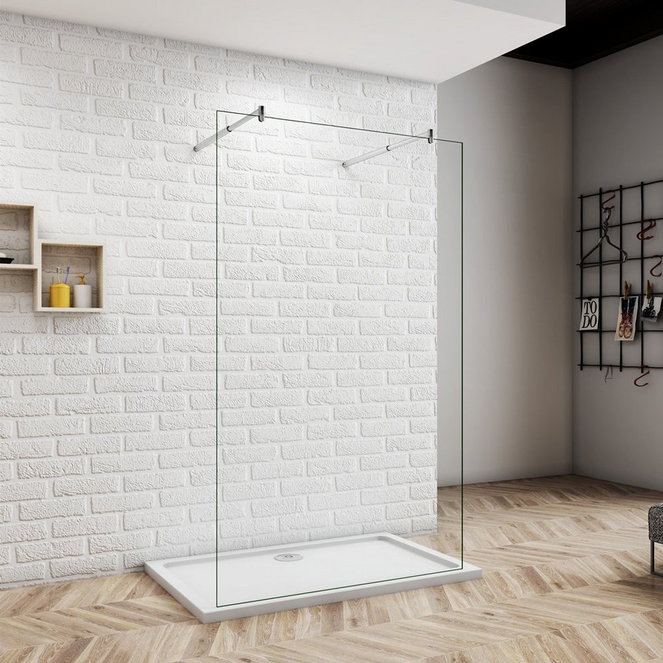 Duschspa Duschwand 30 160cm 8mm Nano Glas Duschtrennwand Walk In Dusche