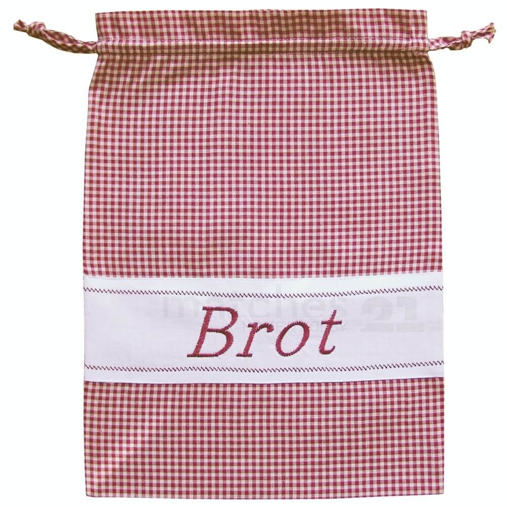 Matches21 Home And Hobby Brotkorb Brotbeutel Landhaus Karo Herz 40x30 Cm
