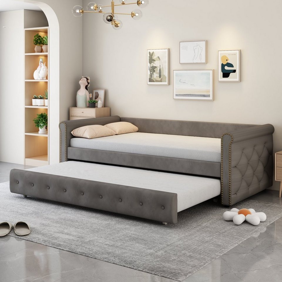 Softweary Schlafsofa Einzelsofa Mit Bettfunktion Ausziehbett Inkl