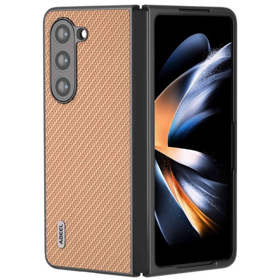 Wigento Handyhülle Für Samsung Galaxy Z Fold5 5G Carbon Textur Schutz ... Wigento Handyhülle Für Samsung Galaxy Z Fold5 5G Carbon Textur Schutz ...