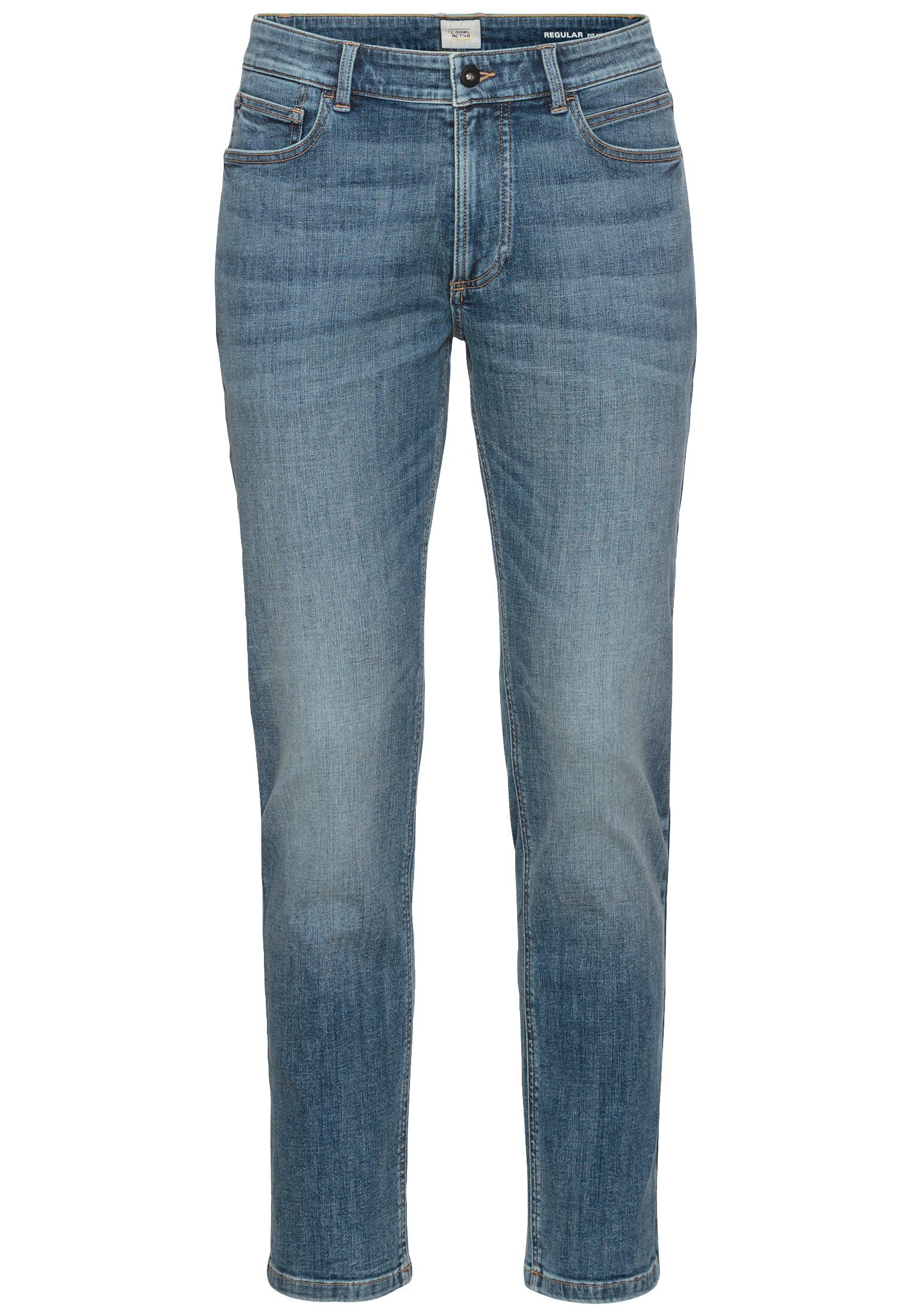 camel active 5-Pocket-Jeans 5-Pocket Denim Regular Fit, 5-Pocket Design