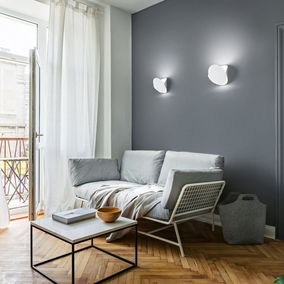 Click Licht Led Wandleuchte Led Wandleuchte Shield 14w 1000lm In Weiß