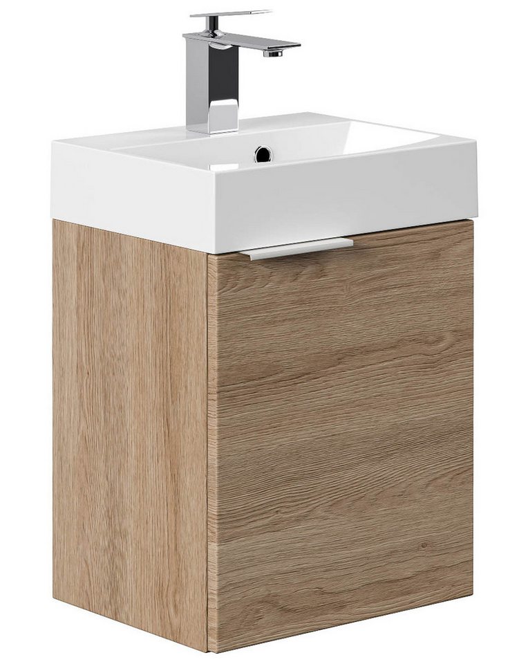 Einfachgutemoebel Waschtisch Set Bad Raumspar Waschplatz Tinycube 40cm