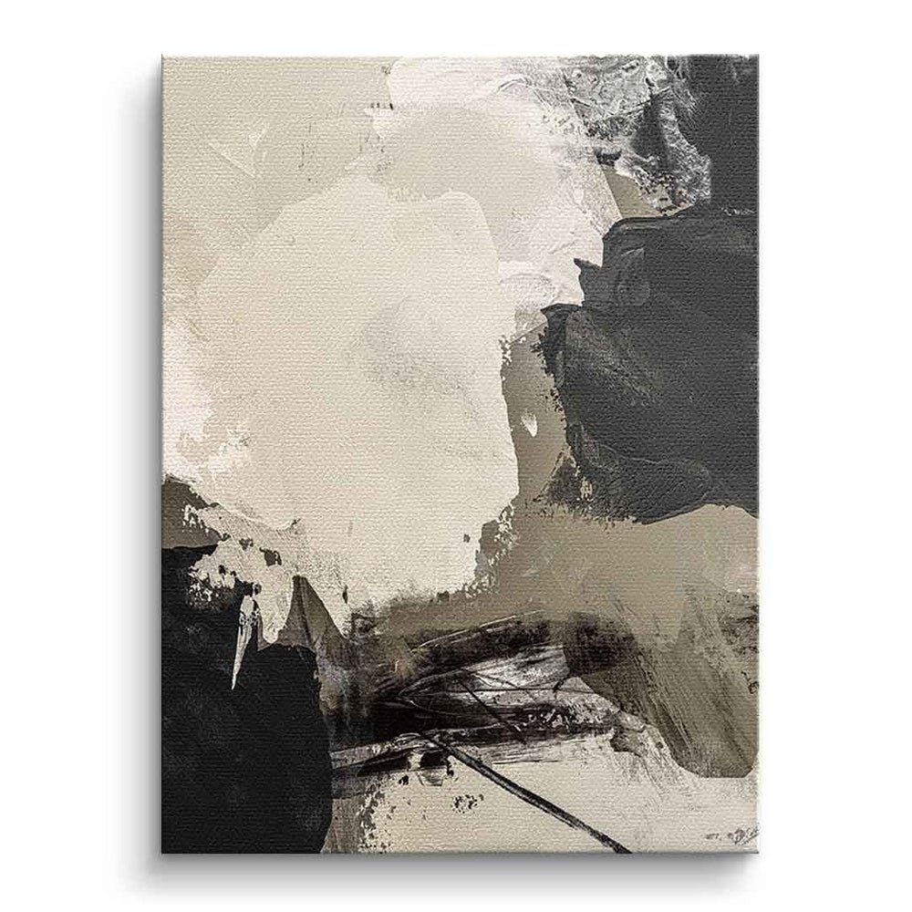 Dotcomcanvas® Leinwandbild Seeking Enlightenment Leinwandbild Beige