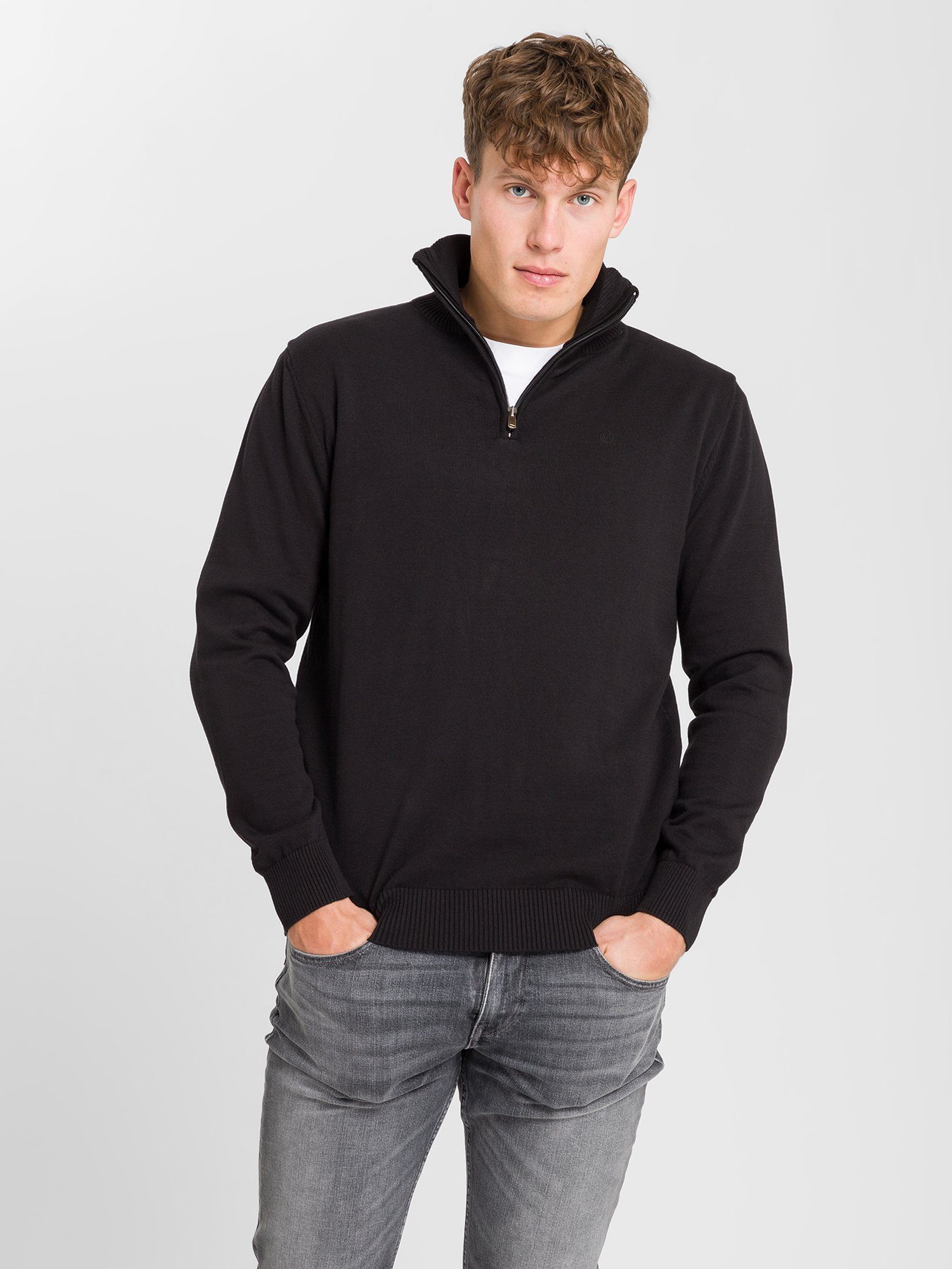 Strickpullover Herren Mit Reiverschluss