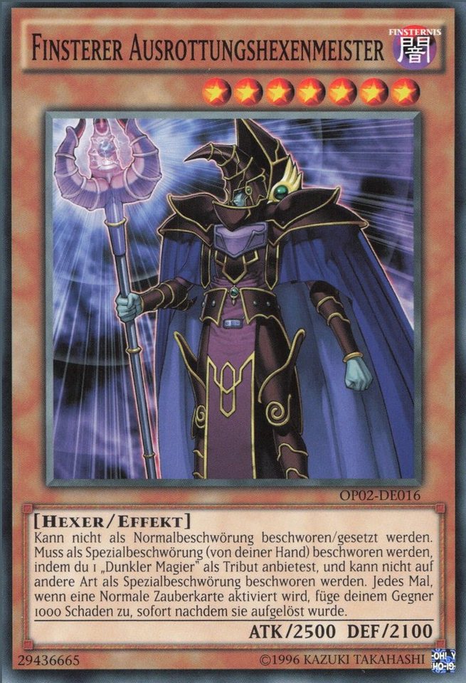 Recollectibles Sammelkarte Yugioh Karte Finsterer