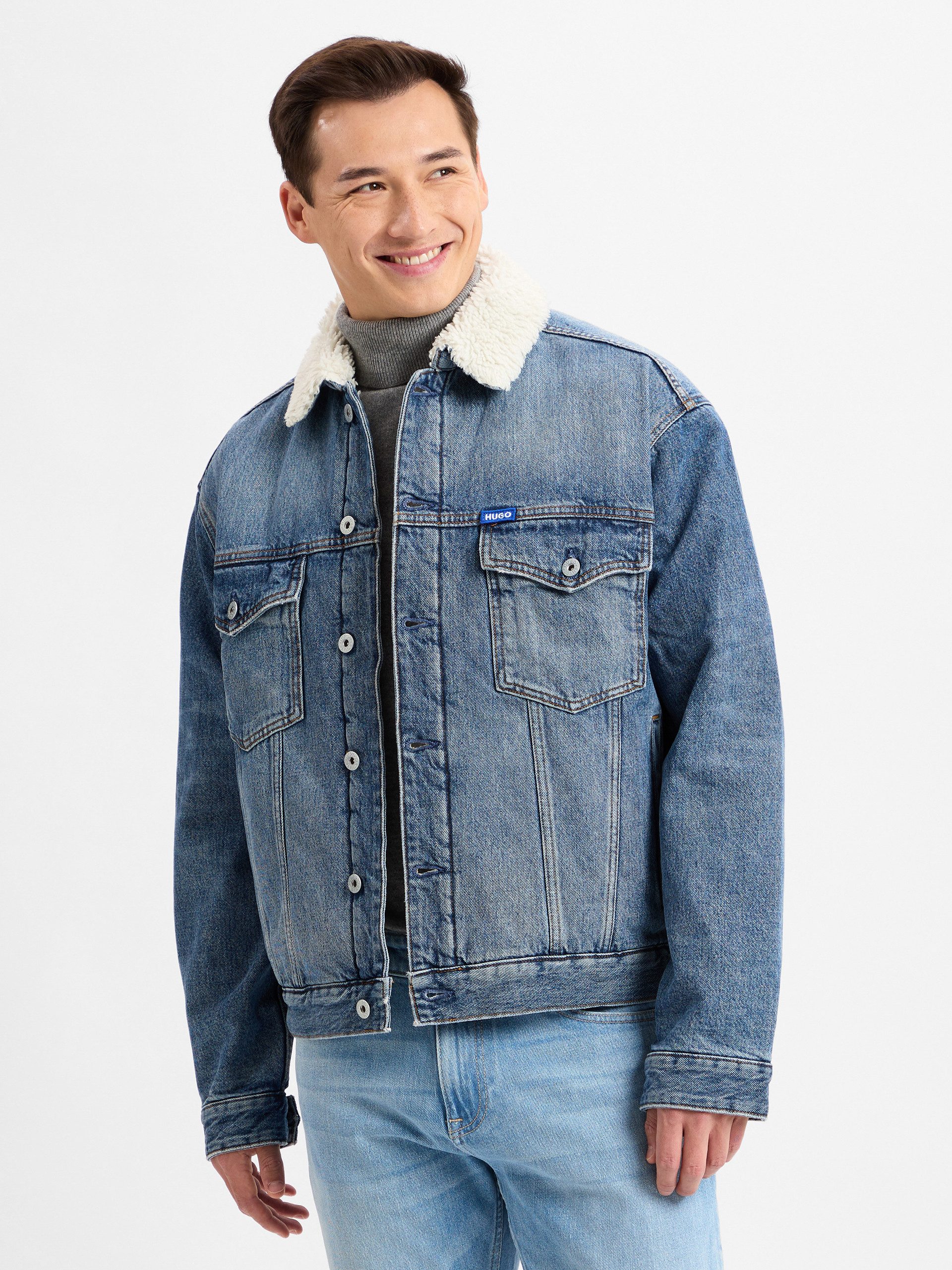 HUGO Blue Jeansjacke Dex