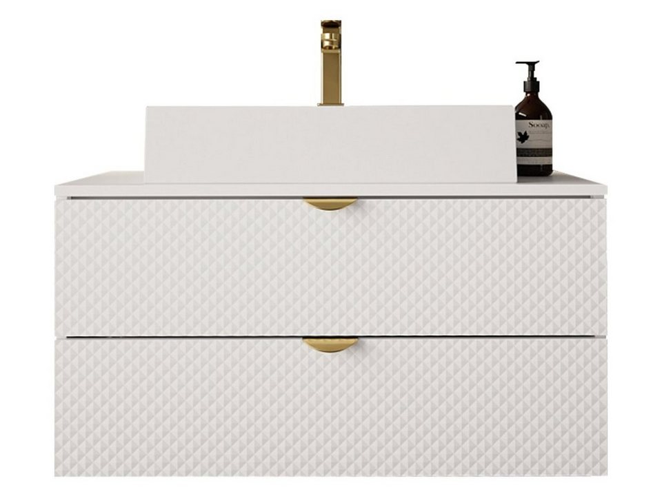 Mirjan24 Waschbeckenschrank Aniabo 01 Mit Siphon Keramik Waschbecken
