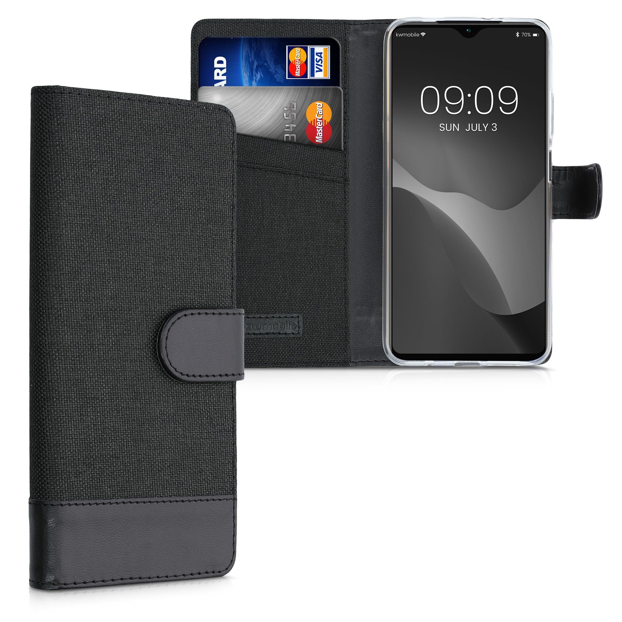 ᐅ kwmobile Handyhülle Wallet Case für Xiaomi Redmi 9T, Hülle mit ...