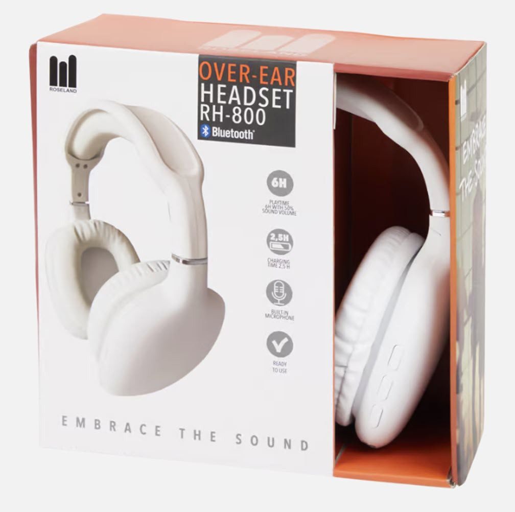 Roseland Over Ear Headset RH-800 Bluetooth Kopfhörer Bluetooth-Kopfhörer