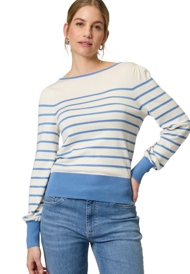 Zero Strickpullover Zero Pullover Mit Streifen 1 Tlg Plainohne Details