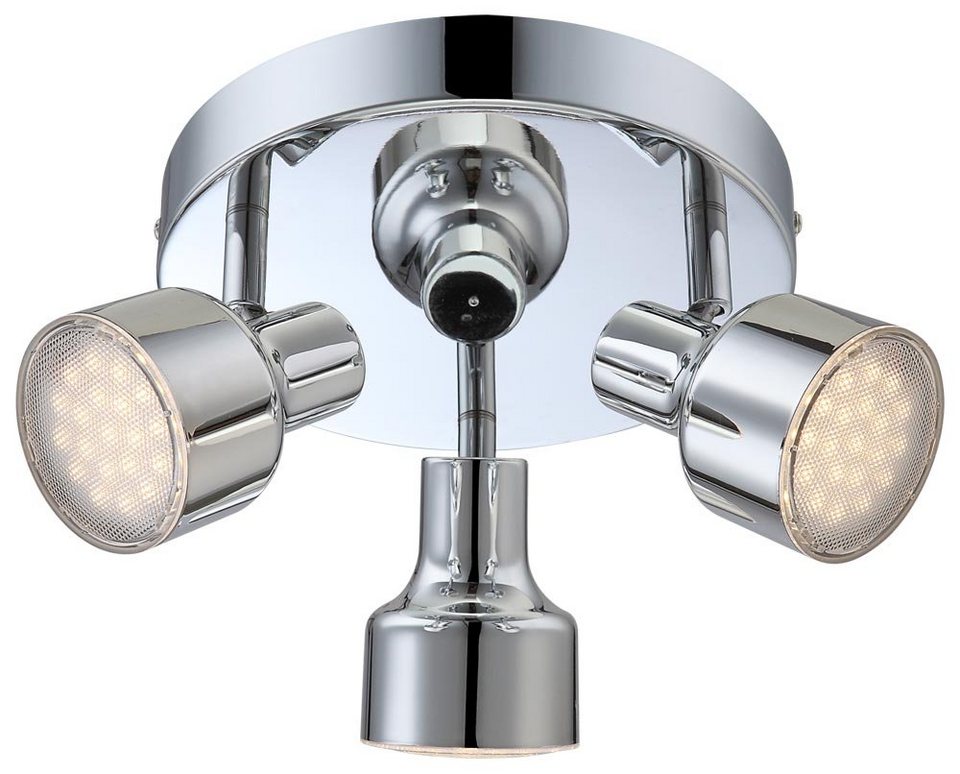 Globo Deckenspot Led Decken Leuchte Chrom Spot Strahler Rondell