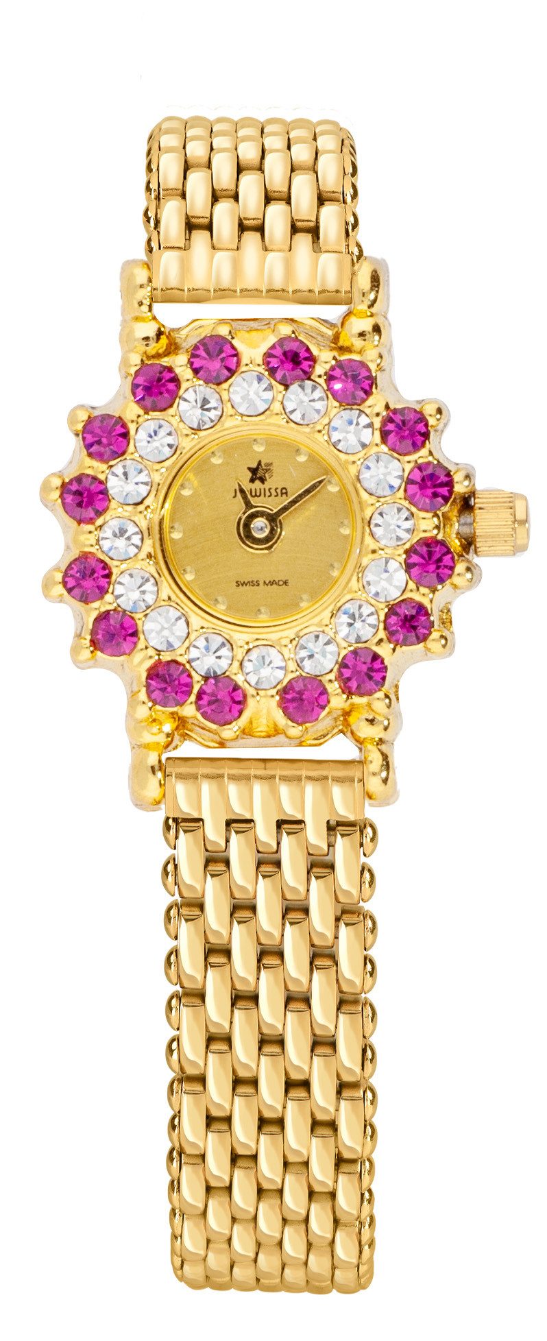 JOWISSA Schweizer Uhr Capri, Jowissa Damenuhr Capri pink Swiss Made J10 ...