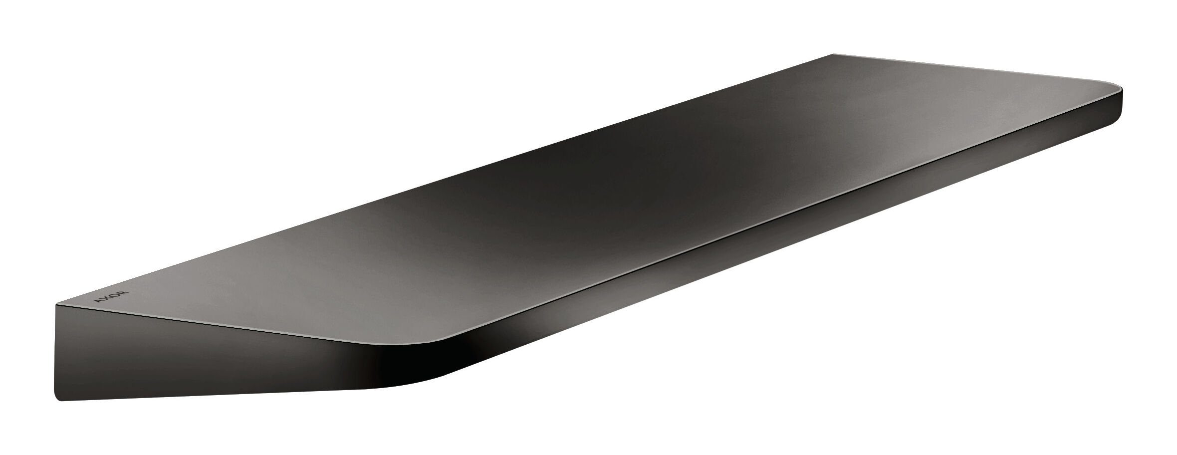 hansgrohe Duschablage Axor Universal Circular, Ablage 400 mm - Polished Black Chrome