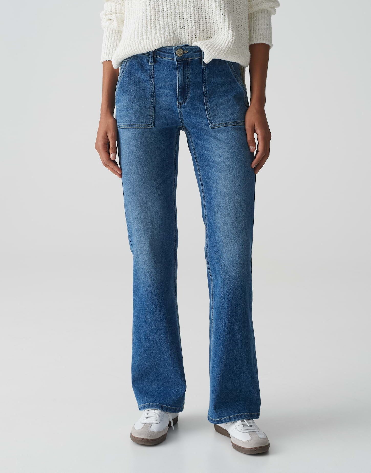 OPUS Bootcut-Jeans Elma flared