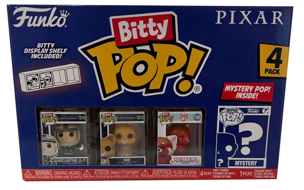 Funko Spielfigur Funko Bitty Pop! Pixar Buzz Lightyear Sox Red Panda ...