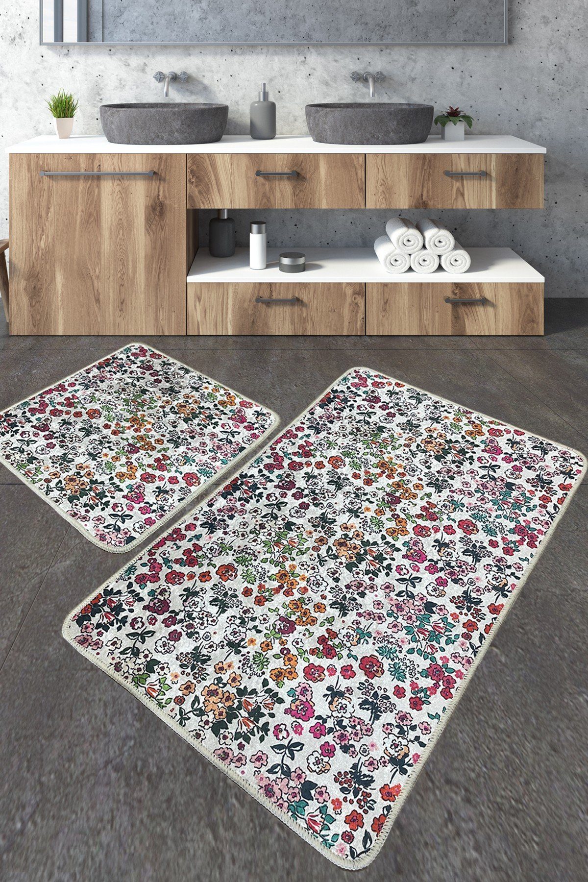 Badematte CHL1203, Bunt, Badematten, 700 gr/m², 100% POLYESTER Mijolnir