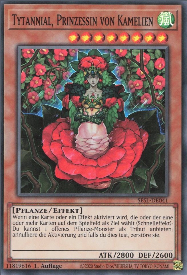 Recollectibles Sammelkarte Yugioh Karte Tytannial Prinzessin Von