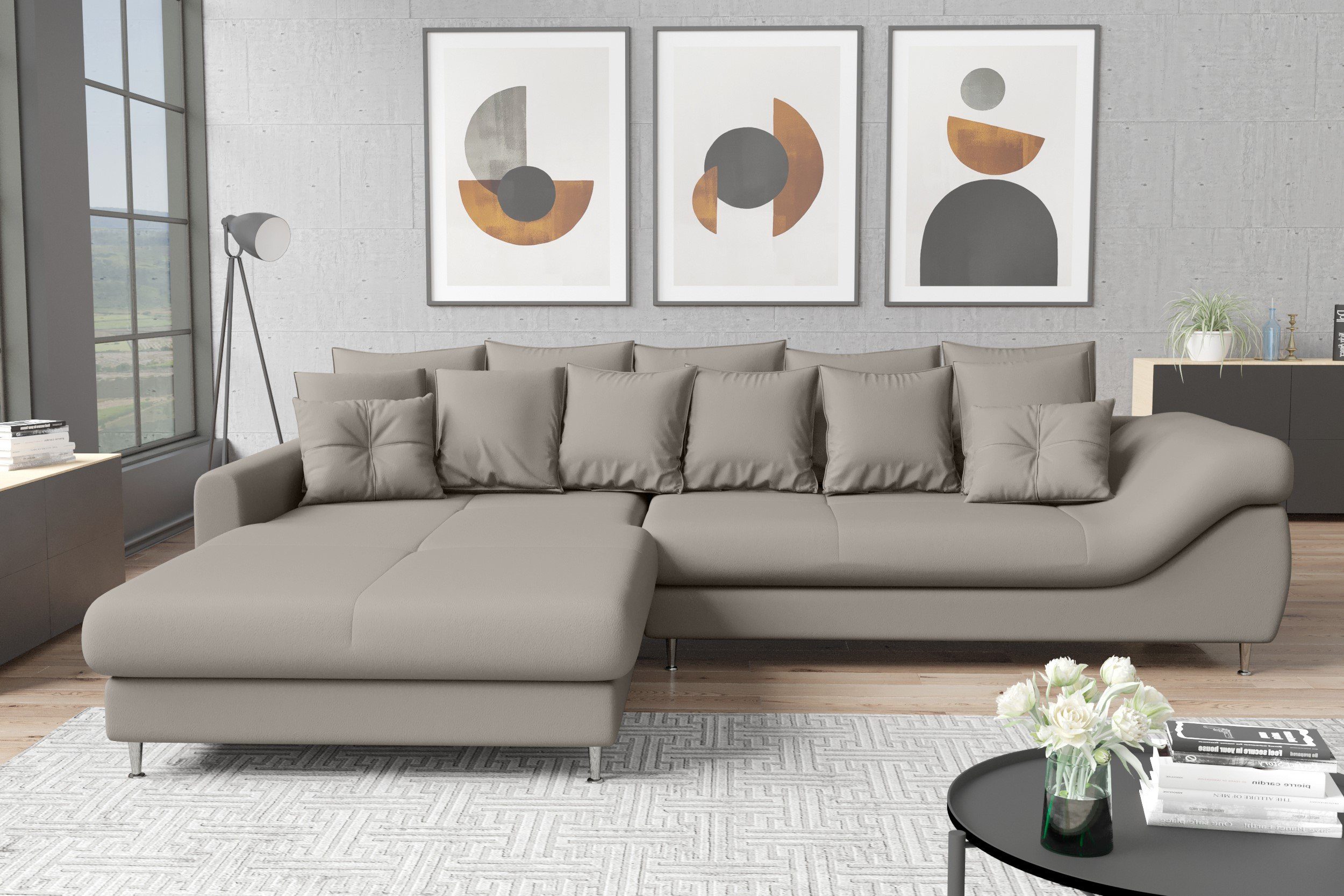 99rooms Ecksofa Arthur, L-Form, Eckcouch, Design