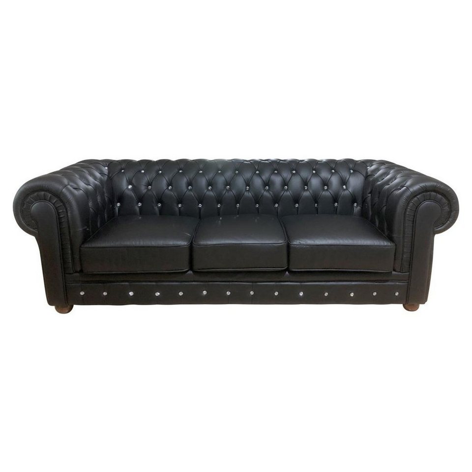 Salottini Chesterfield Sofa 3er Sofa Chesterfield 3 Sitzer Couch