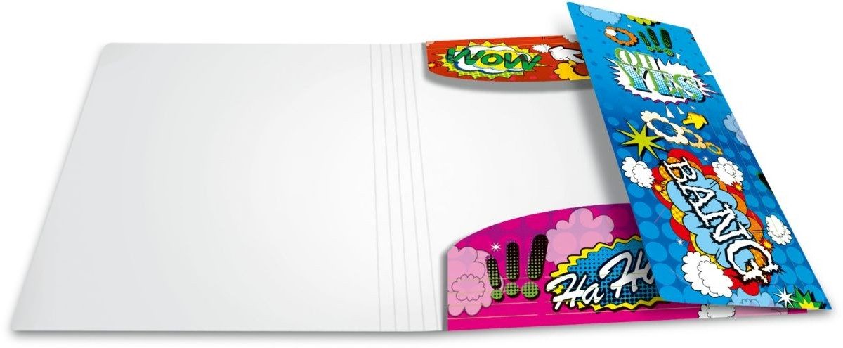 HERMA Fächermappe Sammelmappe A4 PP Comics.