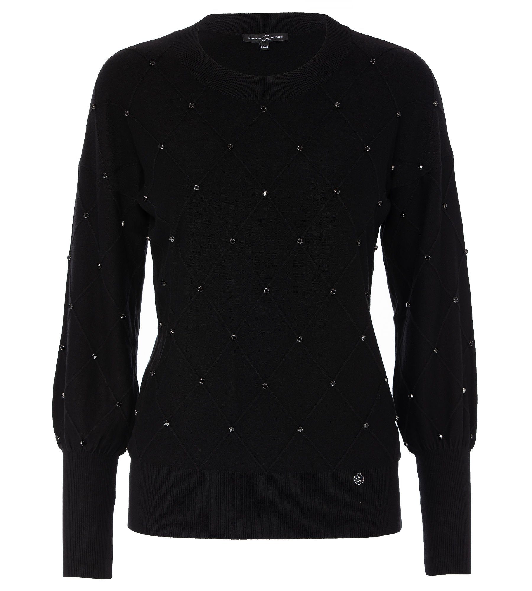 Christian Materne Strickpullover Langarmpullover figurumspielend mit ...