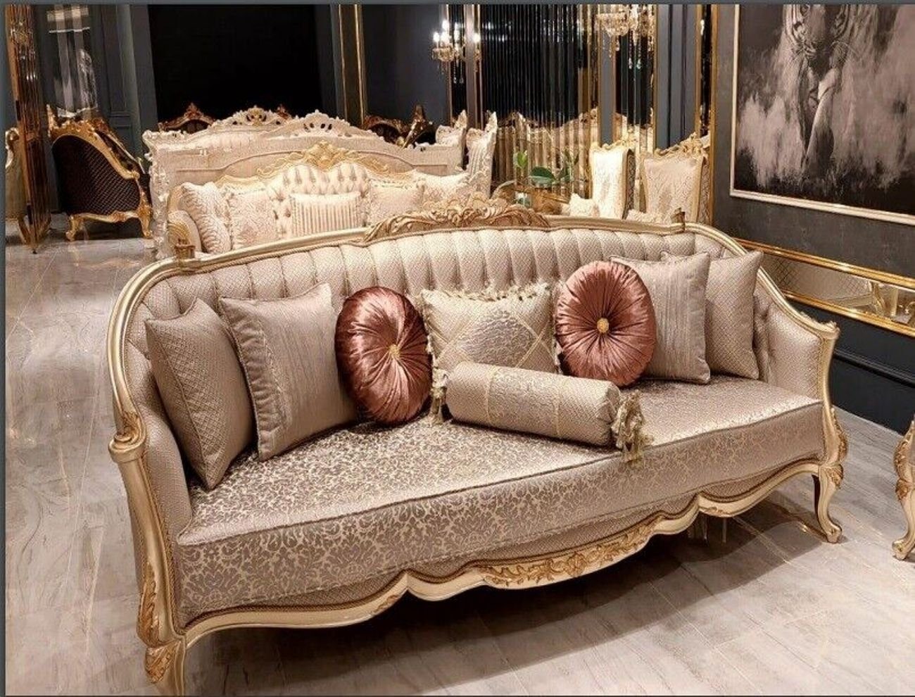 Jvmoebel 3 Sitzer Sitz Dreisitzer Sofa 3 Sitzer Klassisches Sofas Möbel