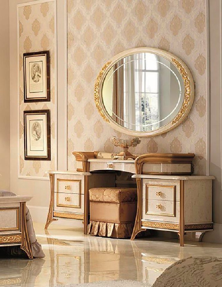 Xlmoebel Schminktisch Make Up Tisch Schlafzimmer Hocker Spiegel Jugend