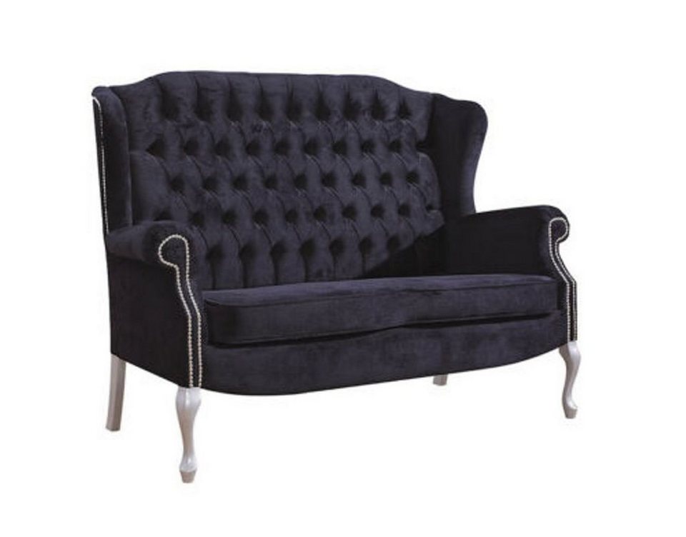 Jvmoebel Chesterfield Sofa Art Deco Chesterfield Zweisitzer 2er Sitzer