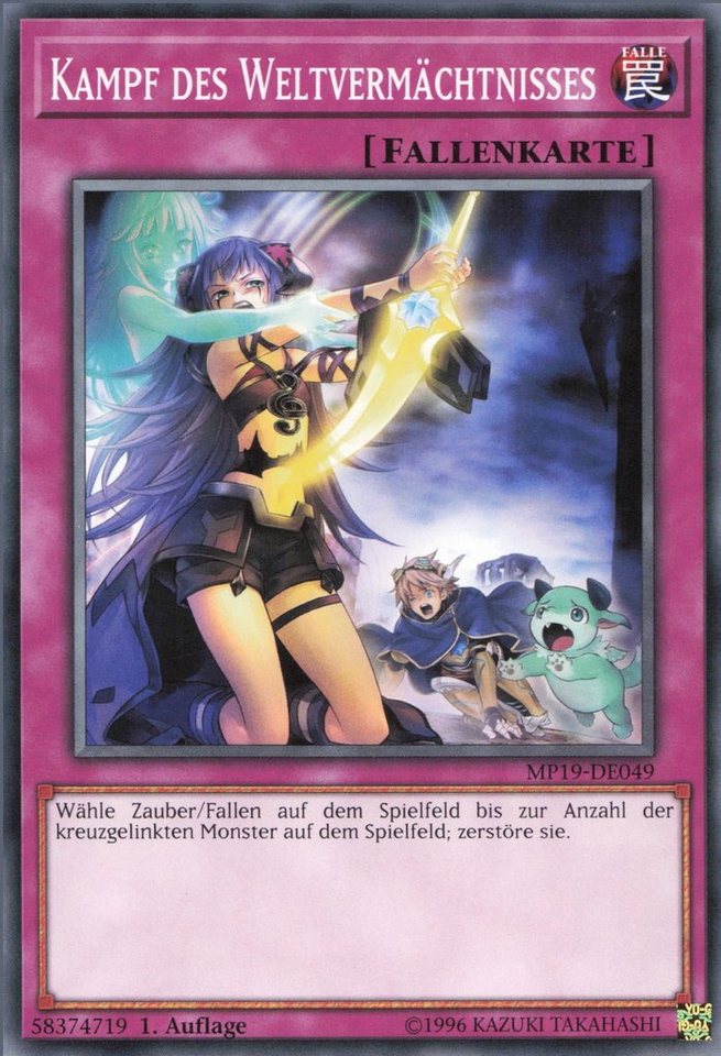 Recollectibles Sammelkarte Yugioh Karte Kampf Des Weltvermächtnisses