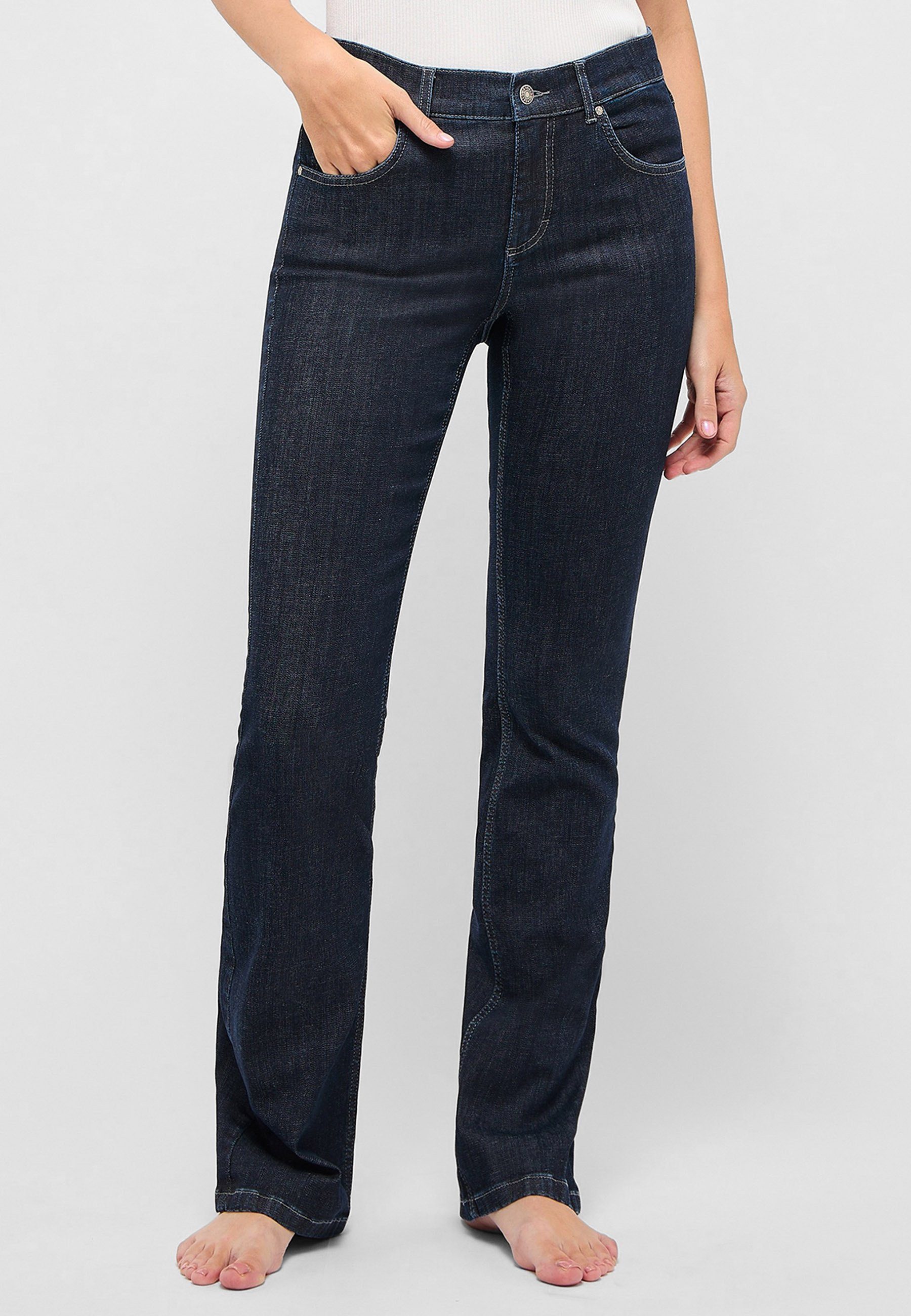 ANGELS Straight-Jeans LENI, Robuster und gleichzeitig geschmeidiger Stoff