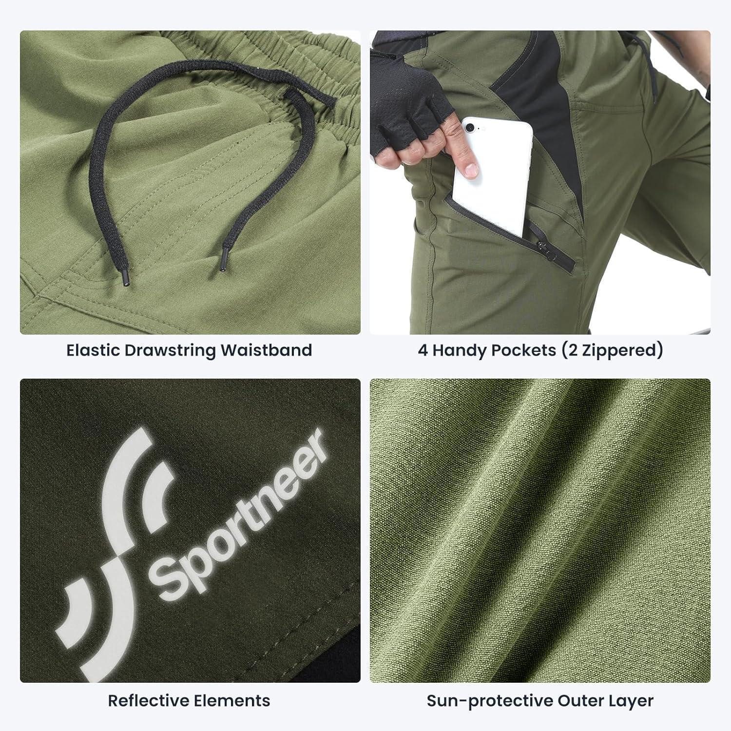 LuxusKollektion Fahrradständer Radlerhose Herren gepolstert MTB 3D ...