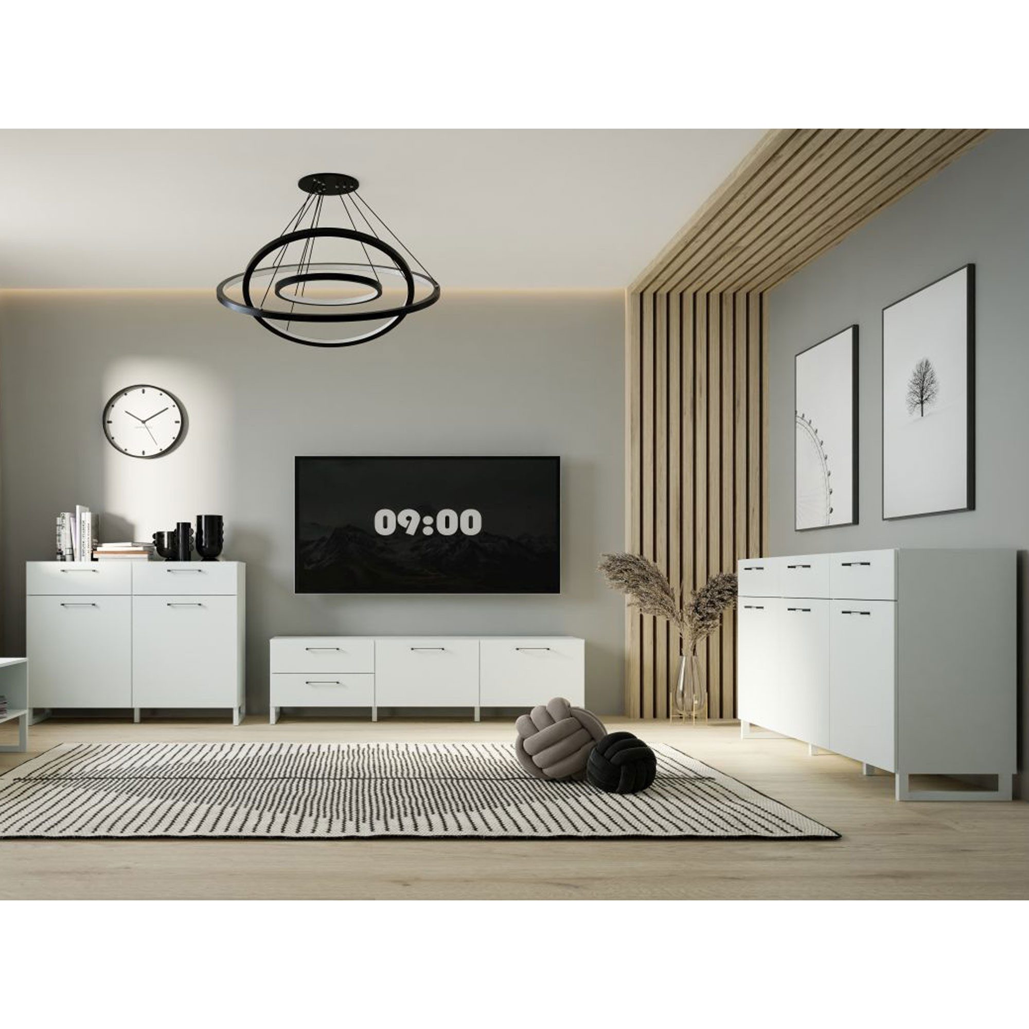 expendio Wohnzimmer-Set Simke 19, (Spar-Set, 3-St), Secret Grey