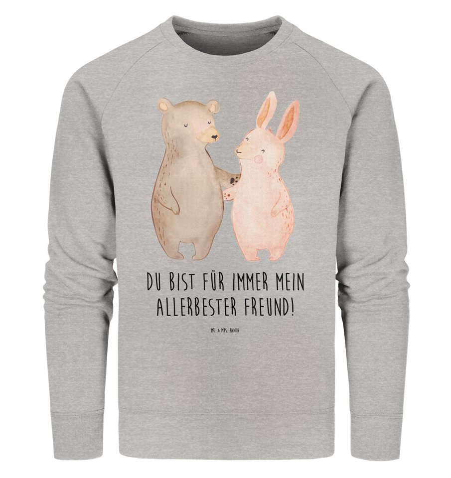 Mr And Mrs Panda Longpullover Größe Xs Bär Und Hase Umarmen Natural
