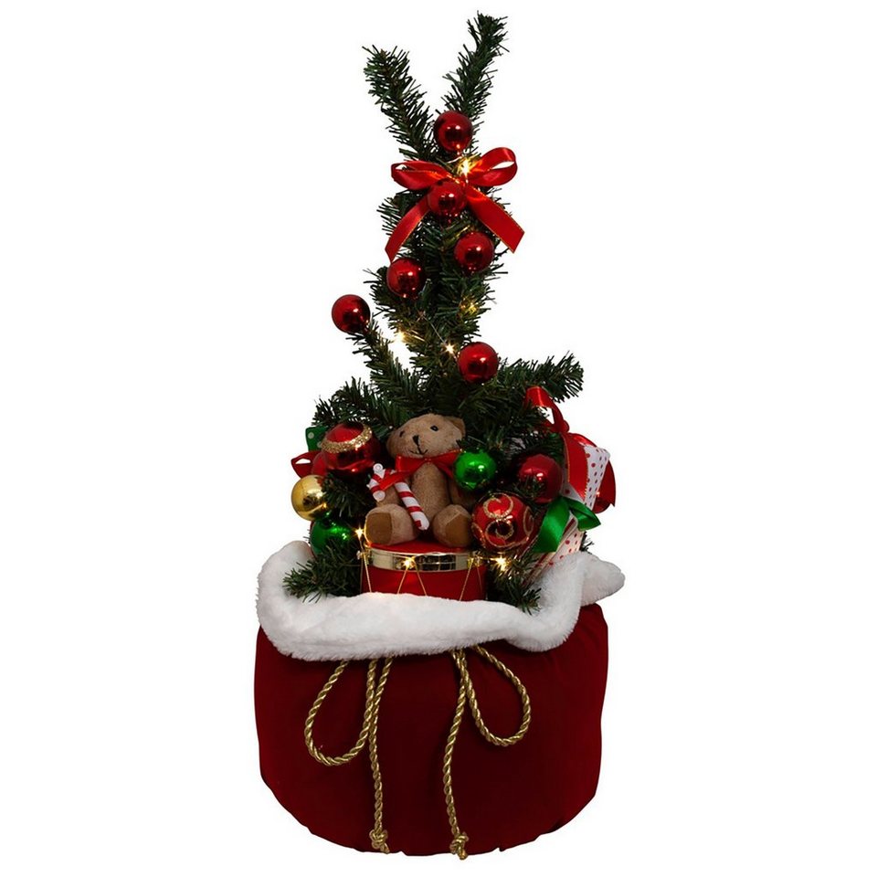 Christmas Paradise Led Dekofigur Beleuchteter Geschenkesack 65cm Led