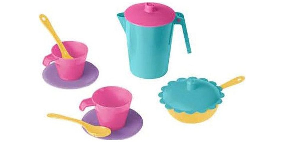 Vedes Puzzle Beeboo Kitchen Kaffeeservice-Set, 11-teilig, Puzzleteile